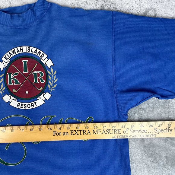 galt | Shirts | Vintage Galt Sand Ribbed Blue Kiawah Island Resort ...